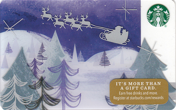 Santa's Journey Starbucks Card - Closer Look!